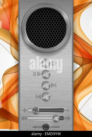 Abstract Speaker Concept Design Stock Vector Image & Art - Alamy