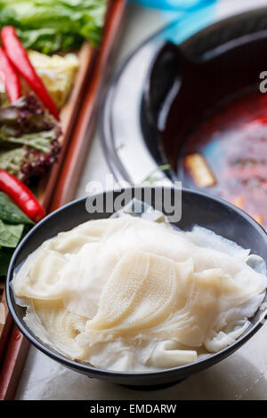 Duck, a Chinese Hot pot ingredients Stock Photo - Alamy