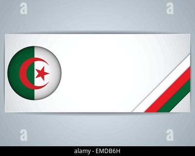 Algeria Country Set of Banners Stock Vector Image & Art - Alamy