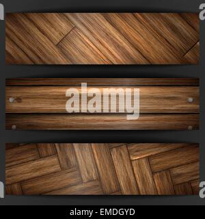 Wooden texture banner Stock Vector Image & Art - Alamy