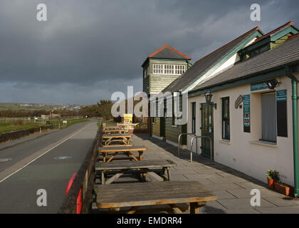 Fremington Quay Cafe and Heritage Centre Stock Photo - Alamy