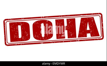 Doha stamp. Doha red grunge isolated sign Stock Vector Image & Art - Alamy