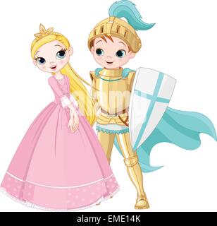 Knight and princess Stock Vector Image & Art - Alamy
