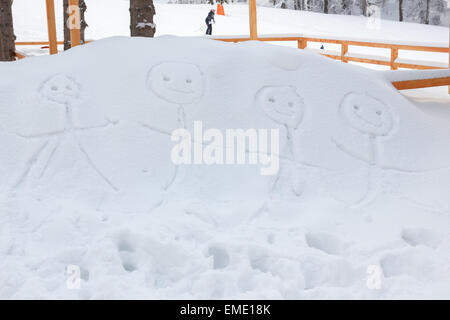 Stickman on the white background Stock Photo - Alamy