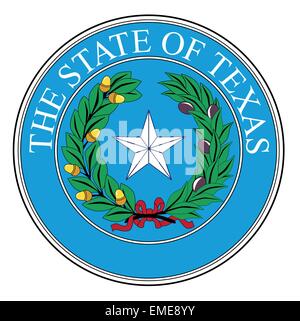 The State Of Texas Seal Stock Vector Image & Art - Alamy