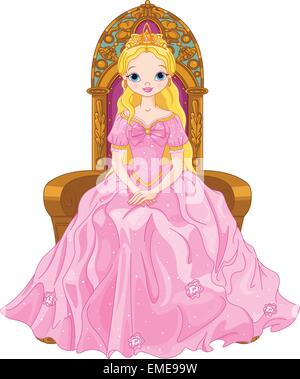 Beautiful queen cartoon Stock Vector Image & Art - Alamy