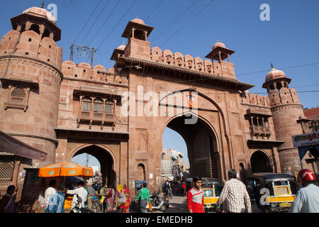Kote Gate. Bikaner. Rajasthan. India Stock Photo - Alamy