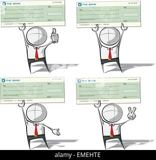 checkbook set cartoon vector illustration Stock Vector Image & Art - Alamy