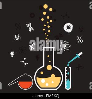 Chemical Reaction Icon Image Stock Vector Image & Art - Alamy