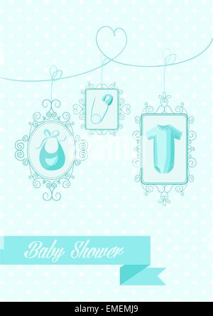 blue baby pin Stock Vector Image & Art - Alamy
