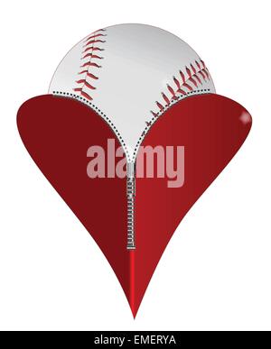 illustration of i love baseball Stock Vector Image & Art - Alamy