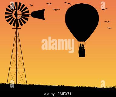 Floating farm illustration Stock Vector Image & Art - Alamy