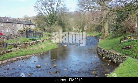 River at Clapham Stock Photo - Alamy