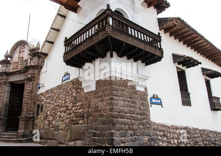 Archbishop's palace in Cusco. Peru. Architecture Inca-Spanish Stock ...