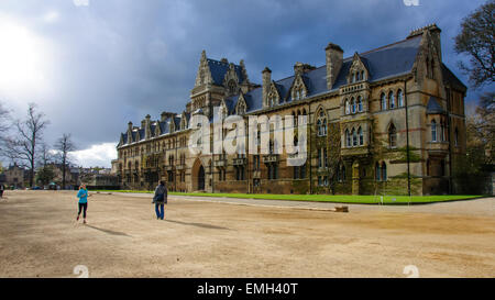 Christ Church College from Broad Walk, Oxford, Oxfordshire, England, UK ...