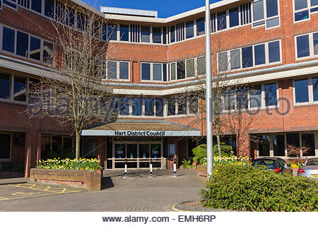 Hart District Council Civic Offices, Fleet, Hampshire, UK Stock Photo ...