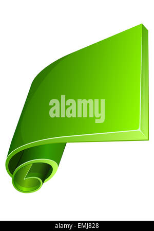 label with curled up edge Stock Photo - Alamy