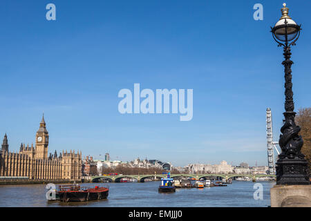 LONDON, UK - APRIL 14TH 2015: A Welcome to Lambeth sign on a pedestrian ...