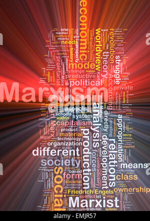 Marxism word cloud concept Stock Photo - Alamy