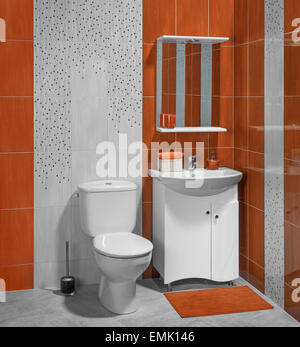 Beautiful interior of bathroom Stock Photo - Alamy