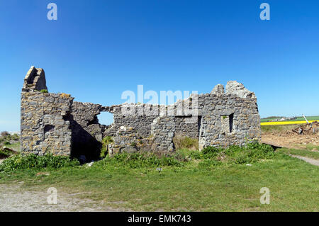 derelict building limpert bay aberthaw vale of glamorgan south wales uk ...