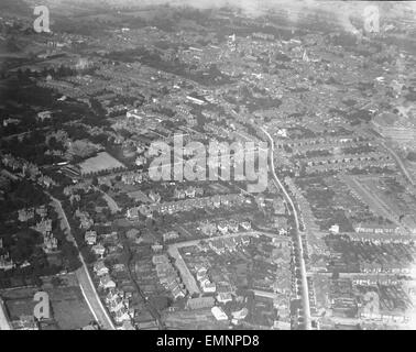 Aerial view of Colchester Town. Circa 1926 Stock Photo - Alamy