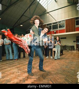 Richard Gere as Danny and Stacey Gregg as Sandi seen here in rehearsal ...