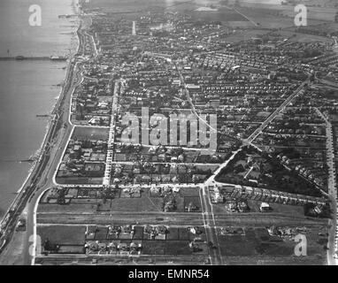 Aerial view of Clacton-on-Sea. Circa 1926 Stock Photo - Alamy