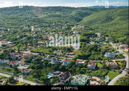 Montego Bay, Jamaica Coastline Aerial View Stock Photo - Alamy