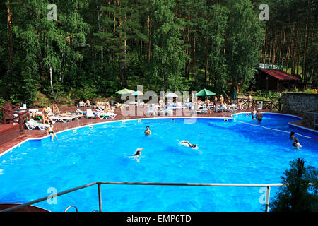 Swimming pool in the Sanatorium Russia Stock Photo - Alamy