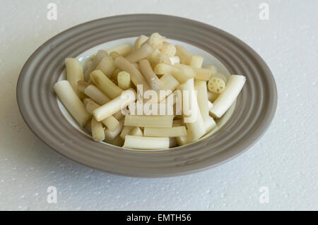 lotus root stalk plant food preparation eat Stock Photo - Alamy