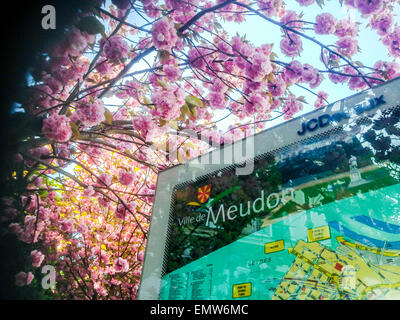 Map of Meudon France Stock Photo - Alamy