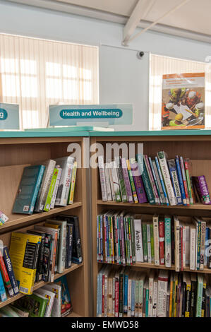 inside Kilburn library in the London borough of Brent in Greater London ...