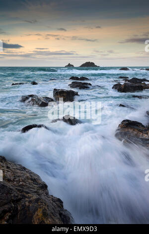 View of Brisons from Cape Cornwall St. Just UK Stock Photo - Alamy