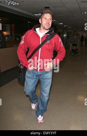 Ray Park who played Darth Maul lands in Los Angeles at LAX Stock Photo ...