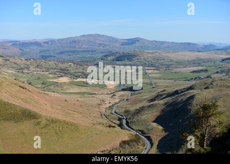Mach Loop cad mid wales Machynlleth Wales Uk Low flying area landscape ...
