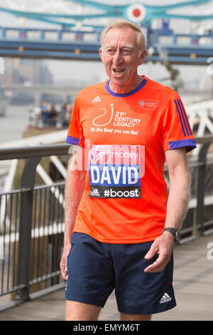 David Hemery, winner of the gold medal in the Olympic 400 metre hurdles ...