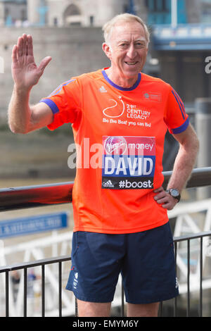 David Hemery, winner of the gold medal in the Olympic 400 metre hurdles ...