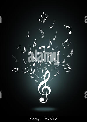 Harmony Musical Cleff Stock Photo - Alamy