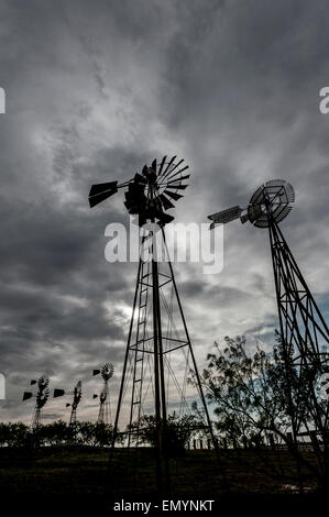 Texas, Lubbock, American Wind Power Center, windmill museum Stock Photo ...