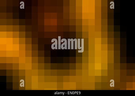 Large pixels black and yellow background. Pixel blur backdrop Stock ...