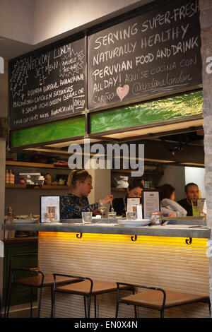 Andina Peruvian restaurant in Shoreditch,London Stock Photo - Alamy