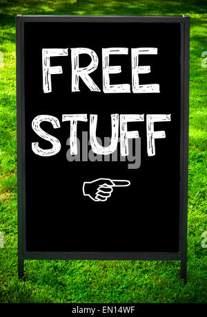 Free Stuff Concept text on background Stock Photo - Alamy