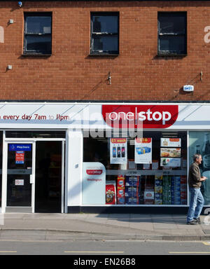 One Stop convenience store owned by Tesco in Wellington, Somerset ...