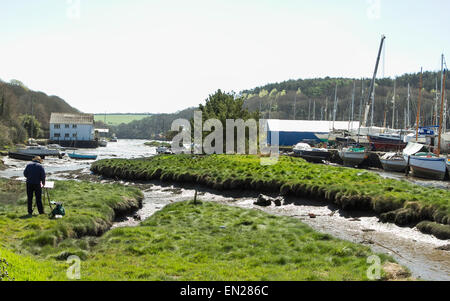 Hellford Estuary Gweek, Cornwall UK Stock Photo - Alamy
