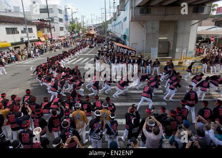 Big Mikoshi "Yatai" Parade in osaka Stock Photo - Alamy