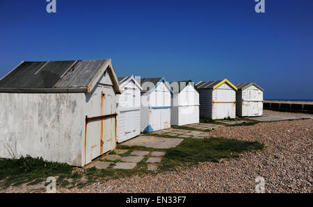 Ferring Worthing Sussex 23rd April 2015 - These beach huts on South ...