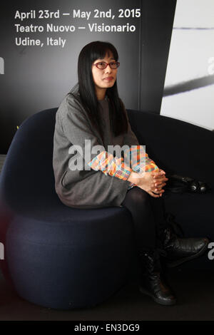 Udine, Italy: Hong Kong's scriptwriter Erica Li attend the Feff Talks ...