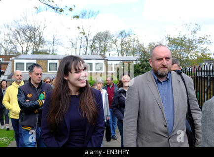 Green Party deputy leader Rachel Millward is interviewed by the media ...