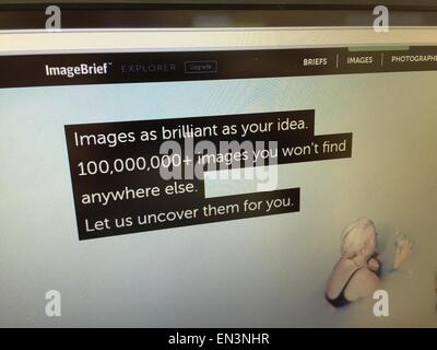 Imagebrief home page Stock Photo - Alamy